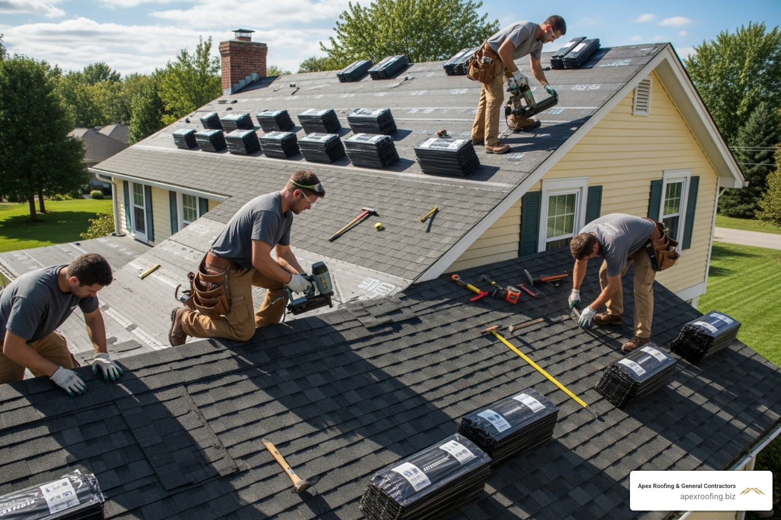 Roof Installation Services You Can Trust to Nail It - Apex Roofing ...