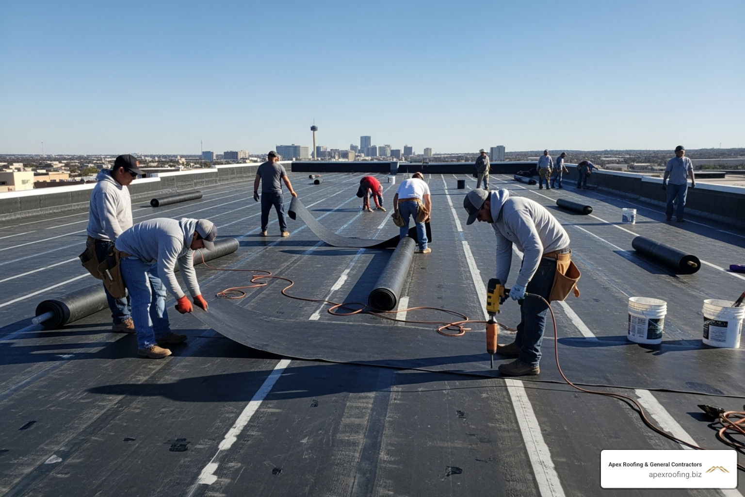 San Antonio's Smart Choice for EPDM and Dimensional Roofs - Apex ...